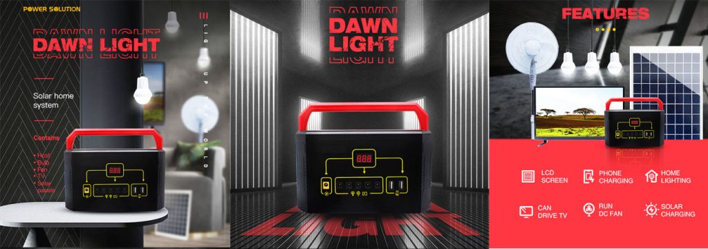 230Wh Portable Home Solar Power System - Power Station