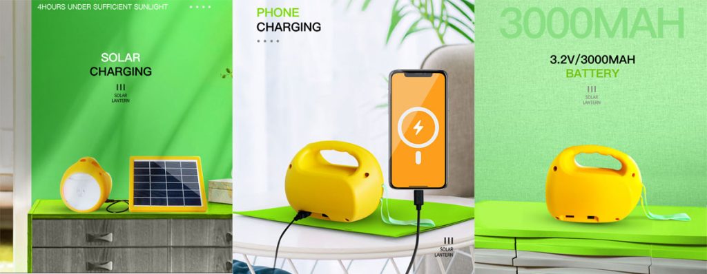 Stay Lit & Connected Solar Lantern with Charger - Power Solution