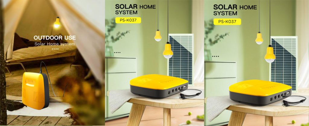 12000mAh Solar Home Lighting Durable- Power Solution